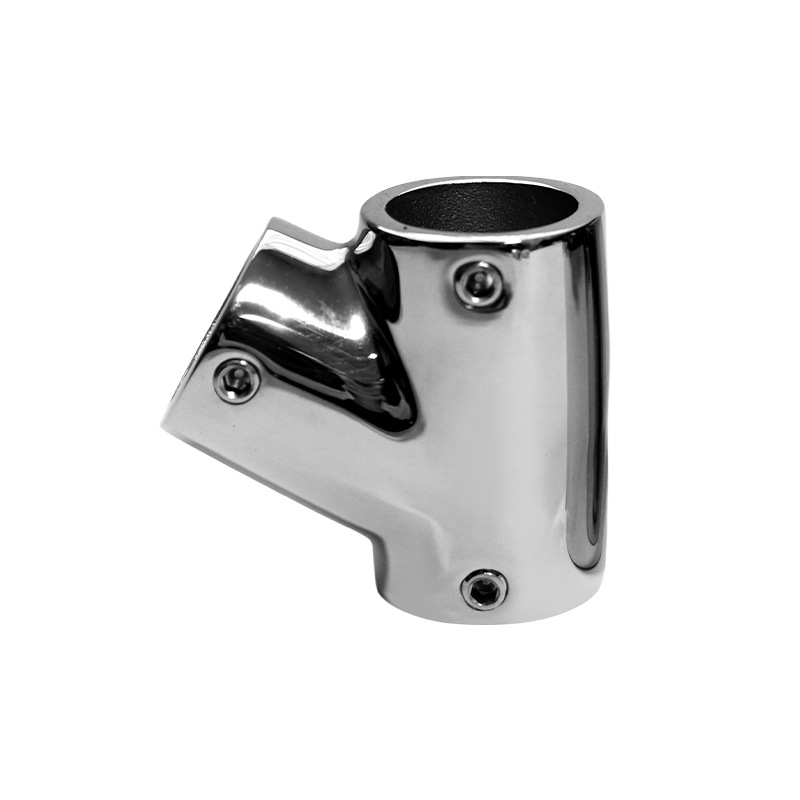 Yatch Deck Fittings Stainless Steel 90° Hinged Tee Hand Rail Tees 38mm